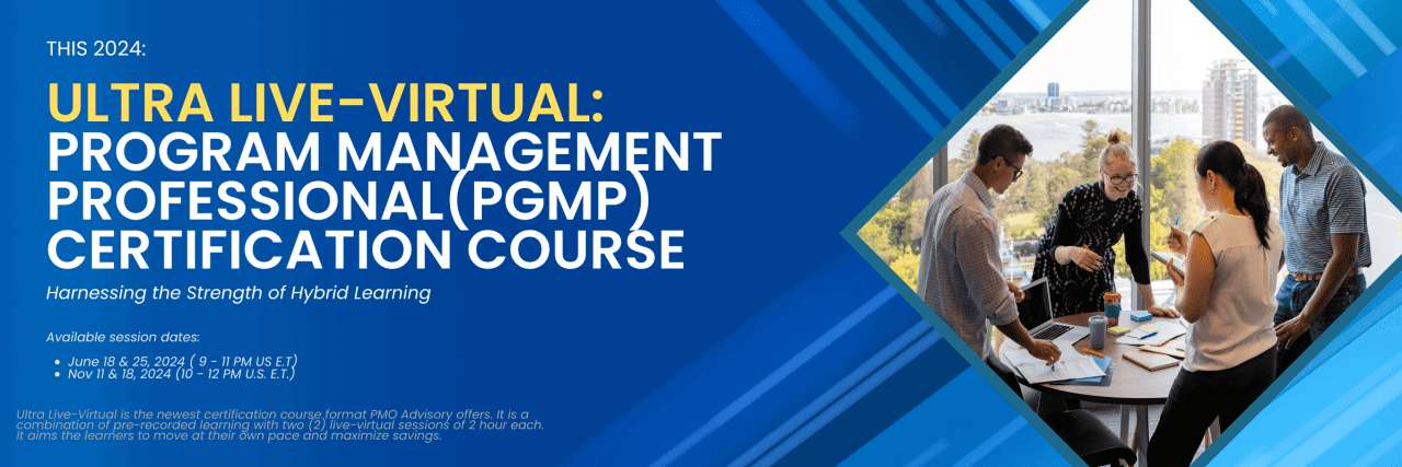 Program Management PgMP | PMO Advisory